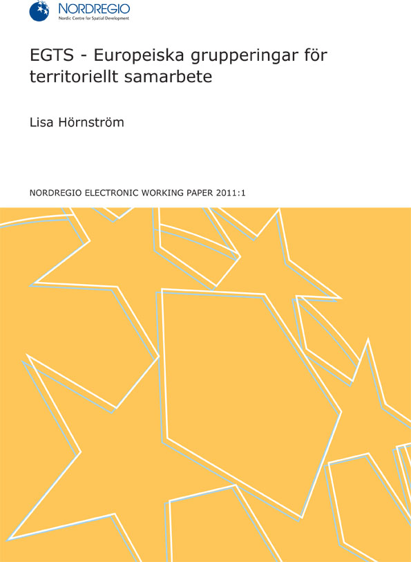 EGTC - European Groupings for Territorial Cooperation - Nordregio