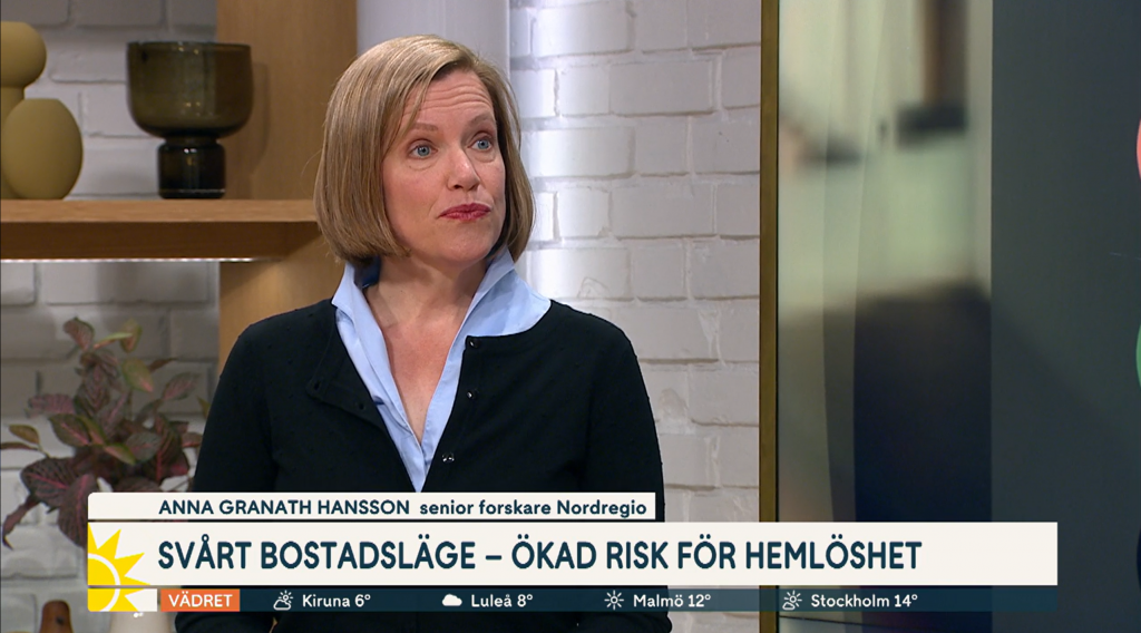 Are we approaching a Swedish housing slump? Nordregio researcher Anna ...